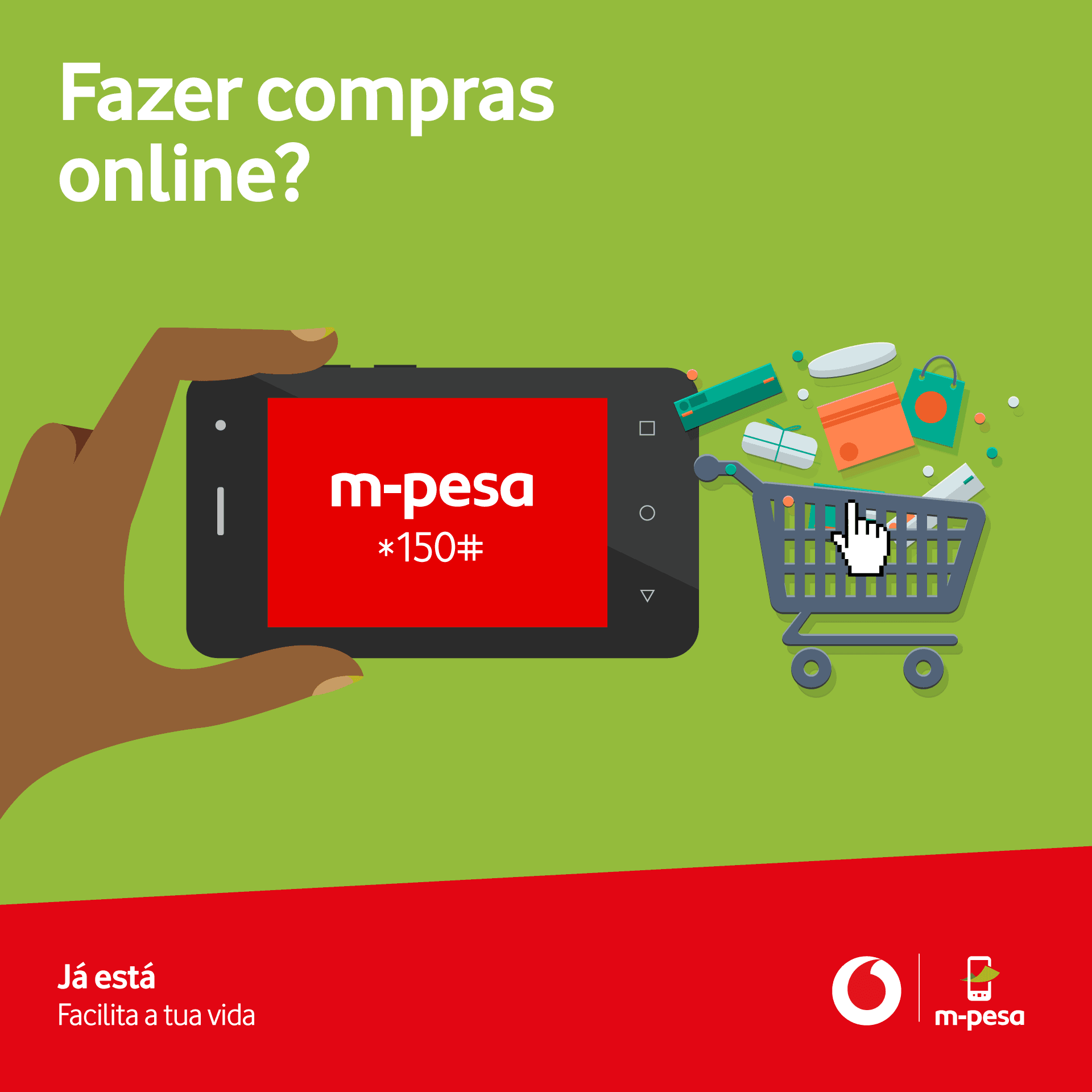 Faça pagamentos online com M-Pesa | Vodacom Moçambique